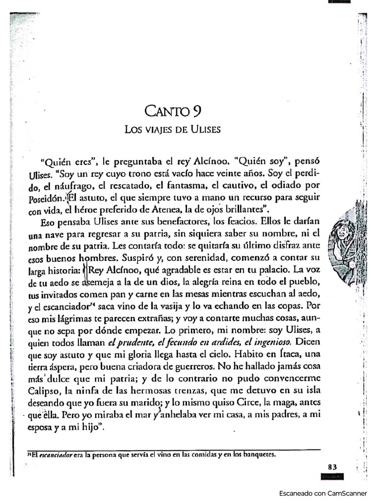 Canto IX La Odisea | PDF