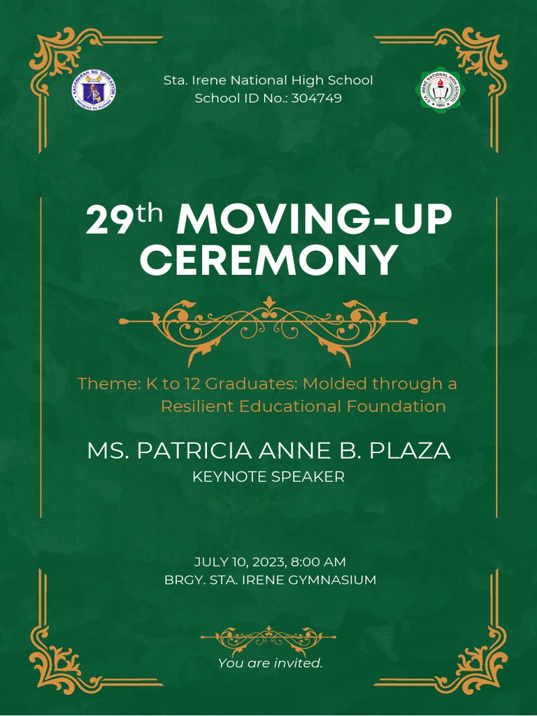 Moving Up Ceremony | PDF