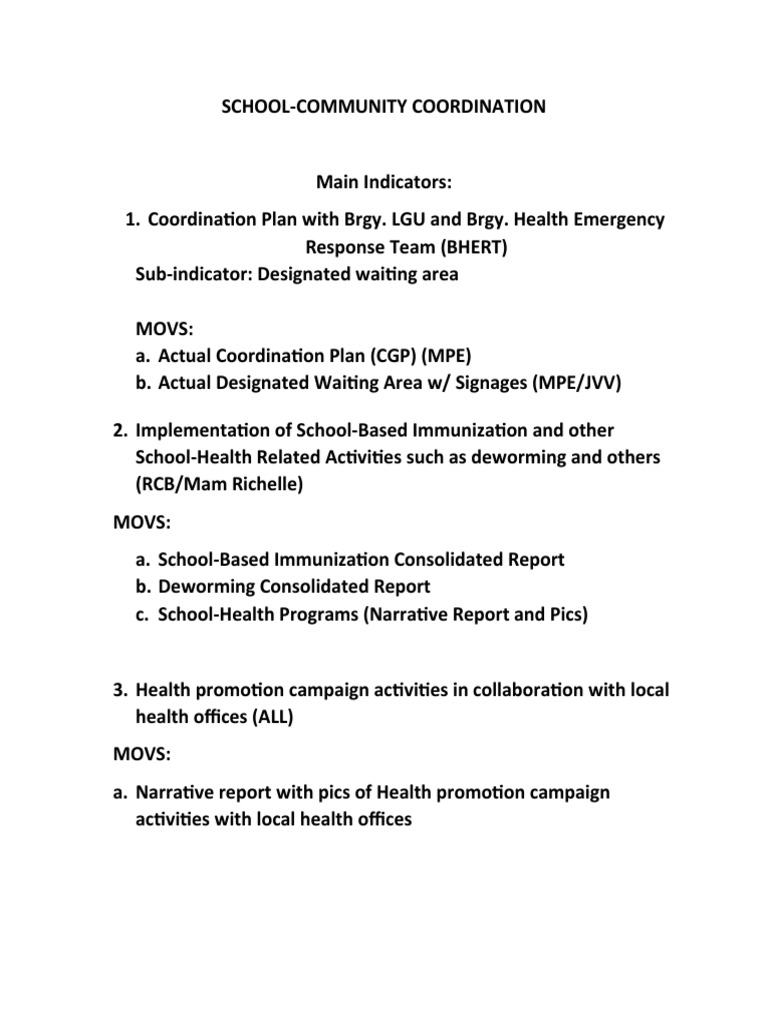School Community Coordination | PDF