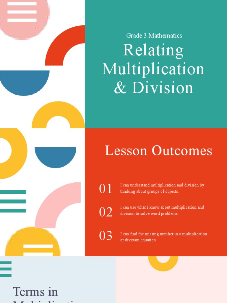 Relating Multiplication & Division: Grade 3 Mathematics | PDF ...