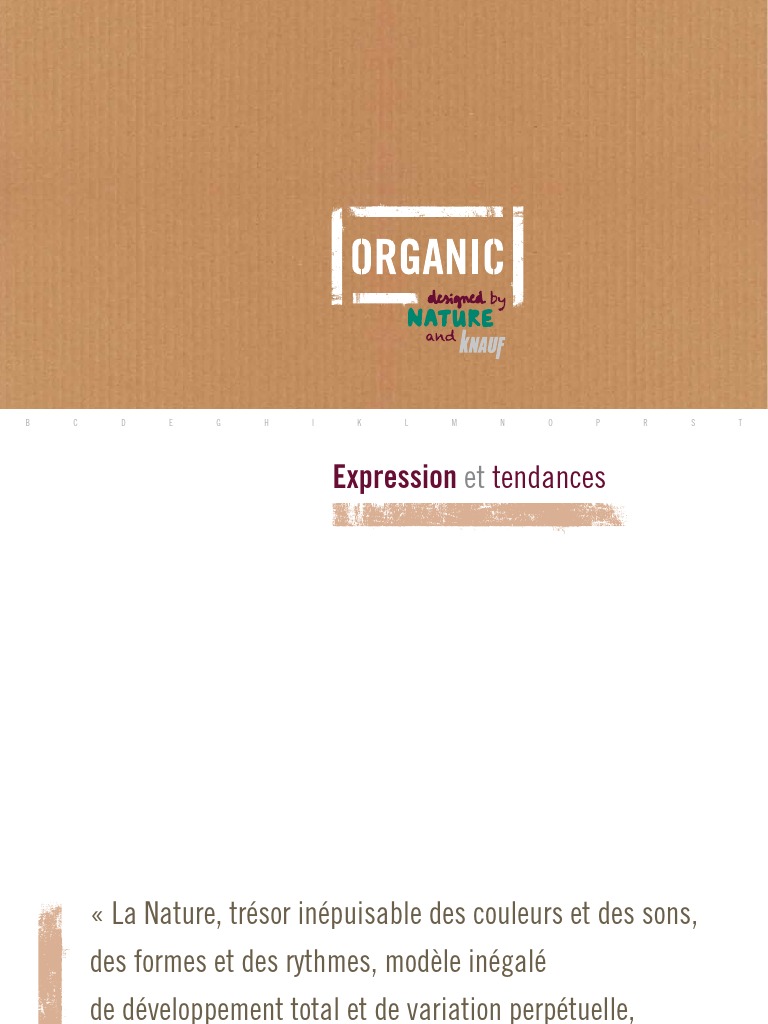 Knauf Organic - Présentation | PDF