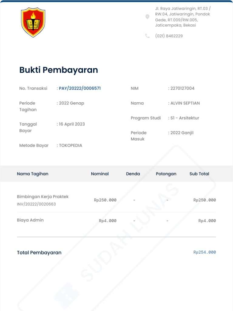 Invoice - Invoice Pembayaran | PDF