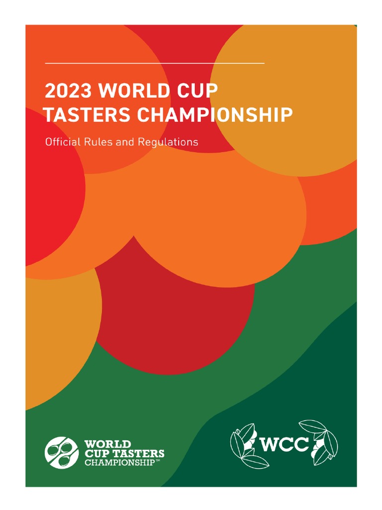 2023 WCTC Rules and Regulations | PDF | Conflict Of Interest | Coffee