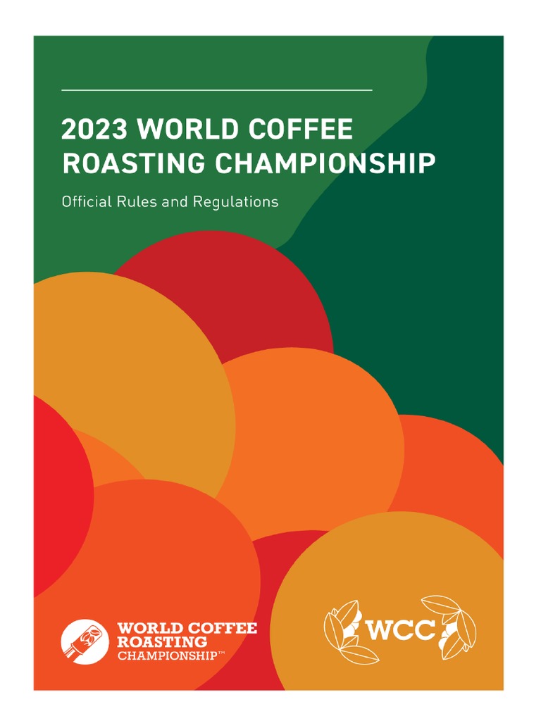 2023 WCRC Rules and Regulations | PDF | Coffee | Laboratories