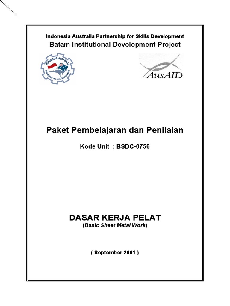Dasar Kerja Pelat | PDF