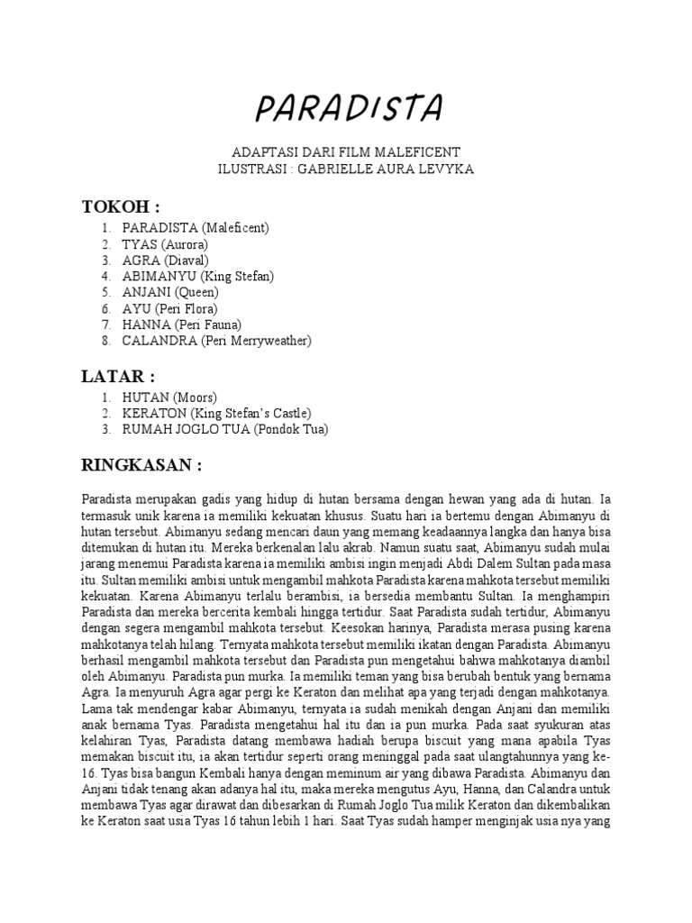 Paradista: Kisah Pengkhianatan dan Penebusan | PDF