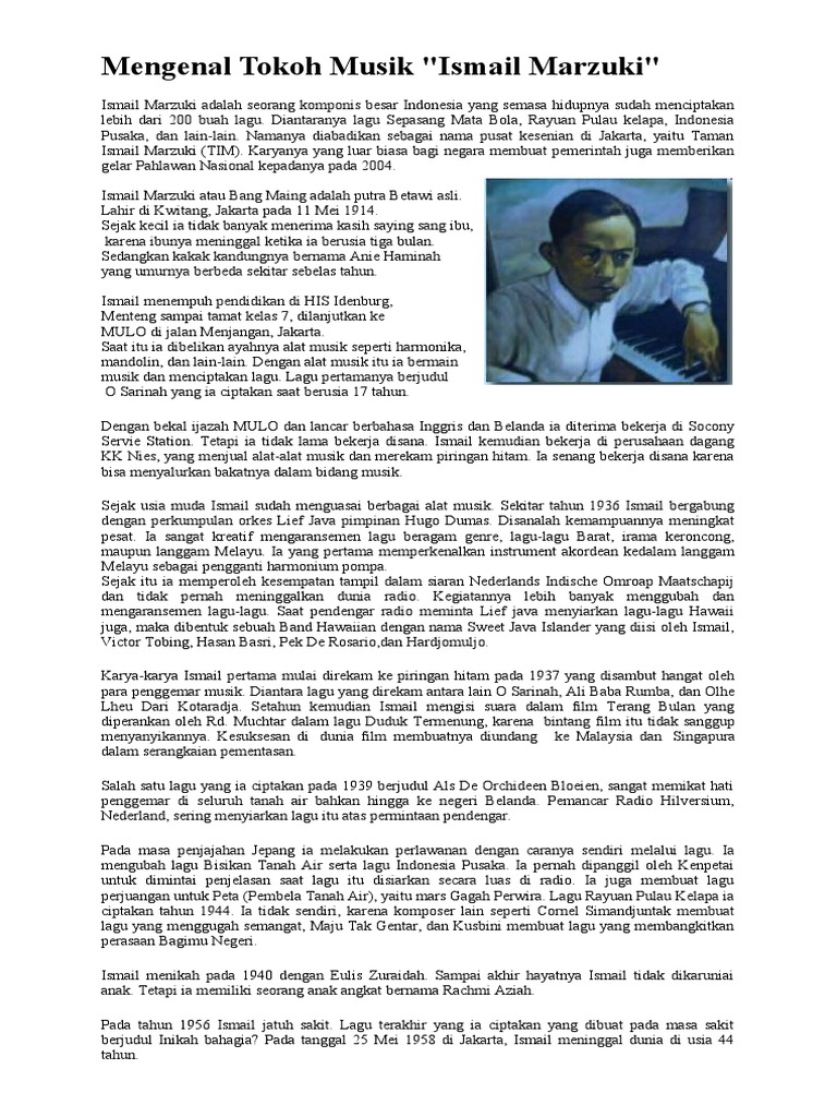 Mengenal Tokoh Musik | PDF