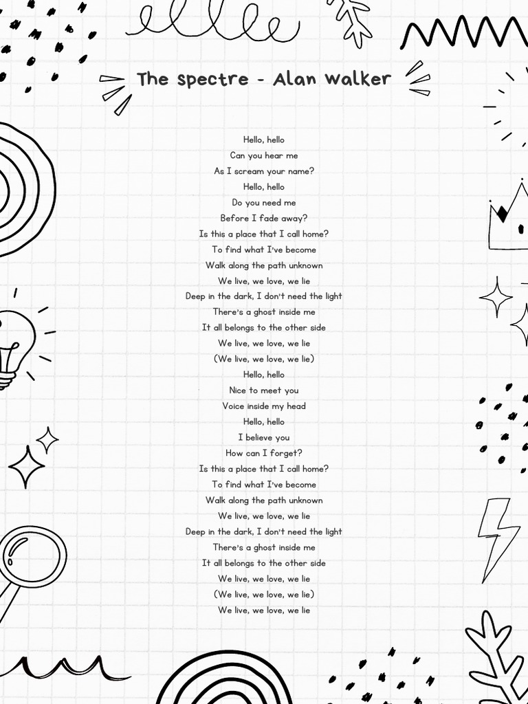 The Spectre - Letra | PDF