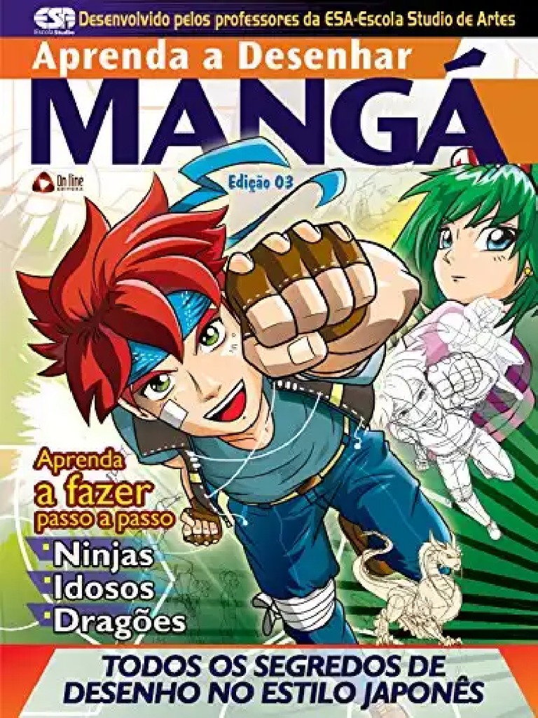 Aprenda a Desenhar Mangá: Personagens e Estilos | PDF | Artes ...