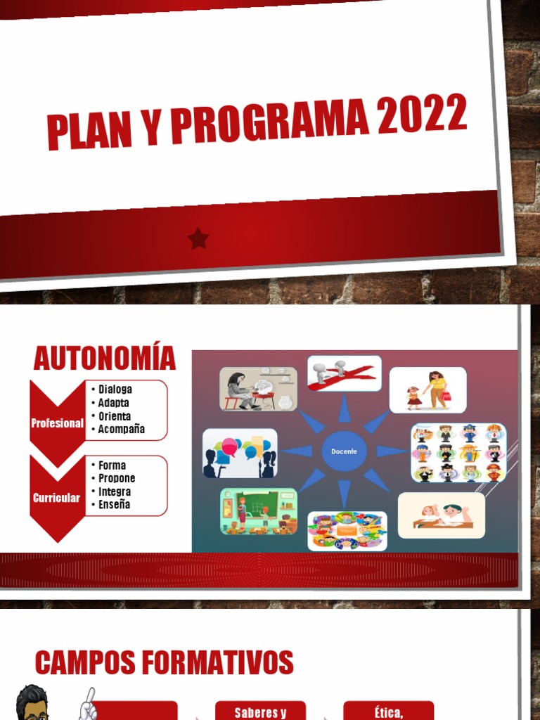 Plan y Programa 2022 | PDF | Plan de estudios | Evaluación