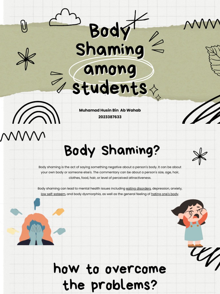 Student Body Shaming Awareness | PDF | Career & Growth | Self-Improvement