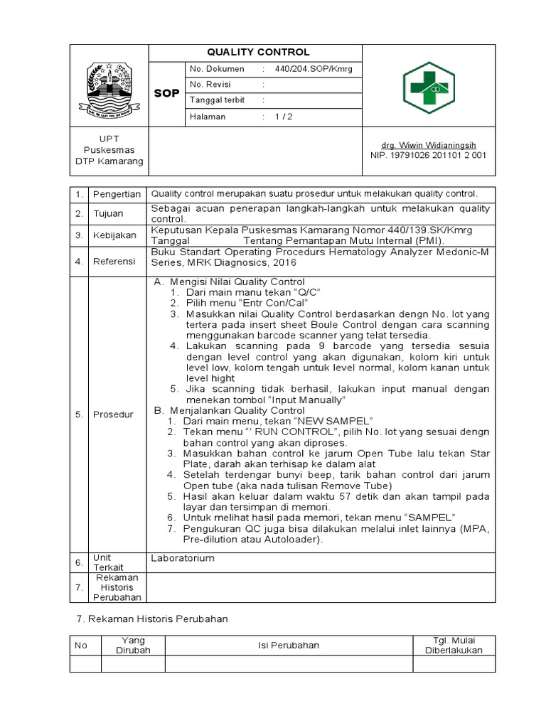 Quality Control | PDF