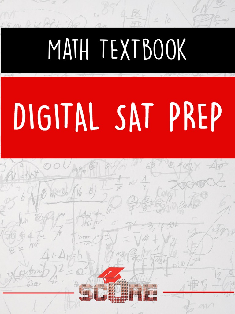 Digital Sat Math Textbook Pdf Mode Statistics Equations