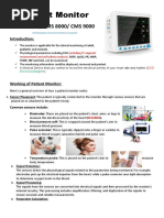 Patient Monitoring System Overview | PDF | Monitoring (Medicine ...