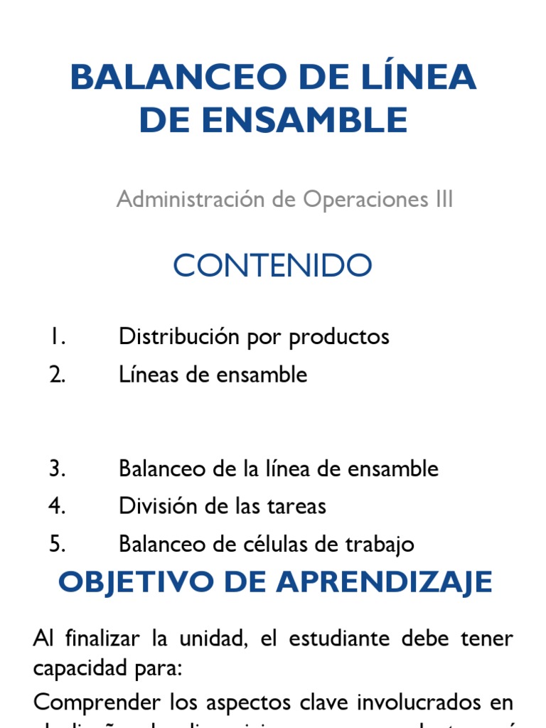 Balanceo de Líneas | PDF