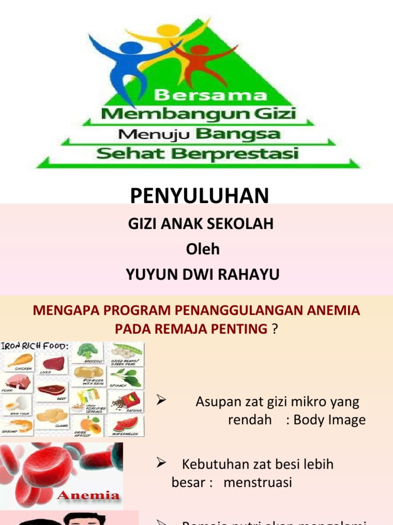 Materi Penyuluhan TTD Untuk Rematri | PDF