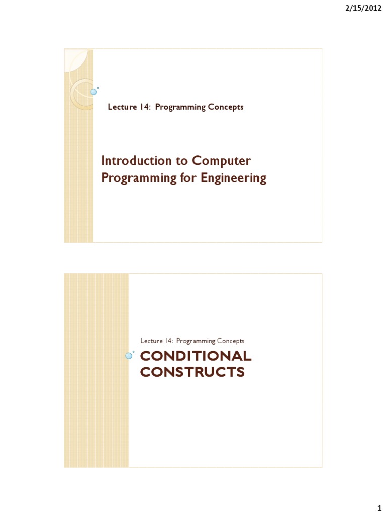 Lecture 14 Pdf Control Flow Computer Science