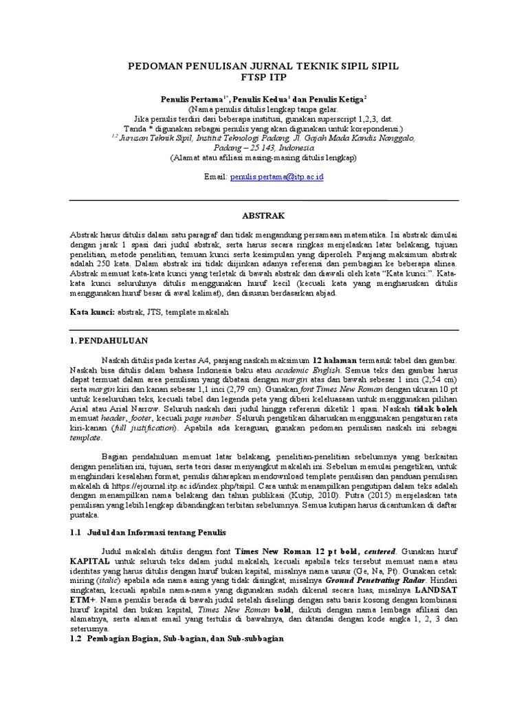 Template Jts Itp | PDF