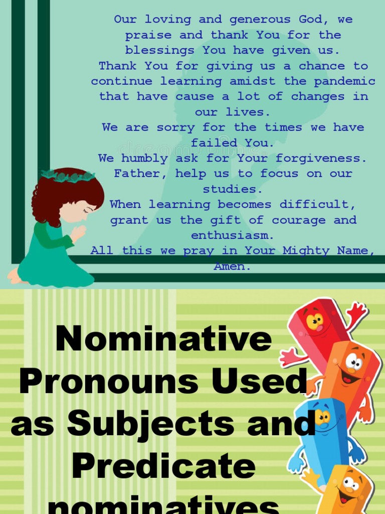 Pronoun As Predicate Nominative