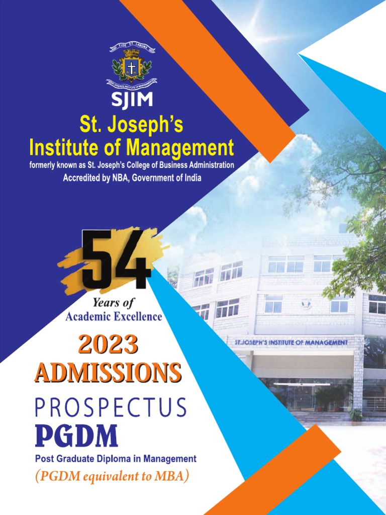 SJIM Prospectus 2023 | PDF