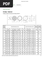 Standard External Circlips - DIN 471 Metric | PDF