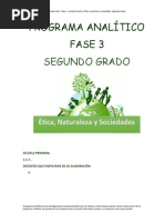Codiseño Programa Analitico Multigrado | PDF | Escuelas | Educación primaria