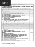 LOLER Inspection Checklist - 7 Free Templates | PDF | Safety | Science