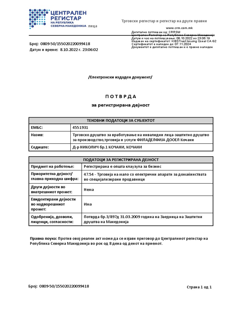 ДДР Образец 10 2022 | PDF