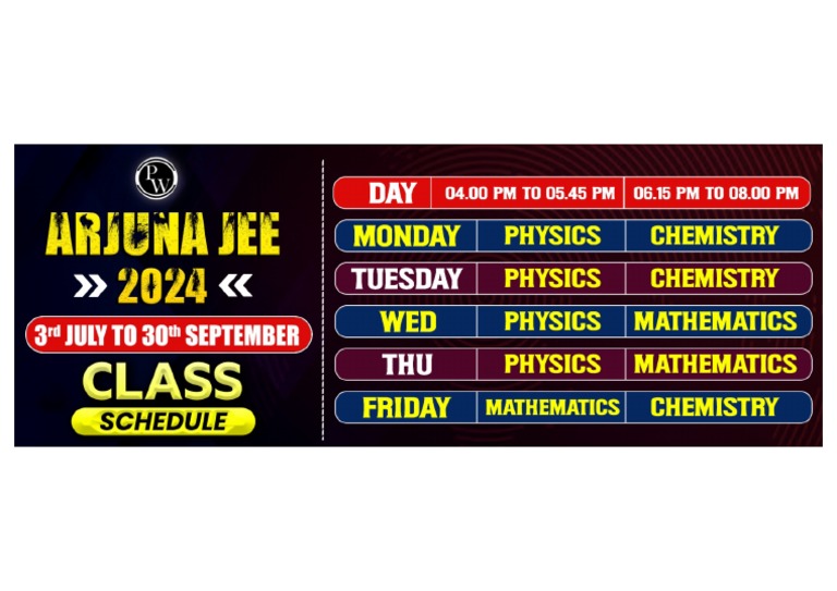 64a01e3a78c66600183d231d - ## - Class Schedule From 3rd July To 30th ...