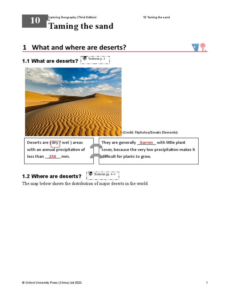 WS Part10.1 TE e | PDF | Desert | Rain