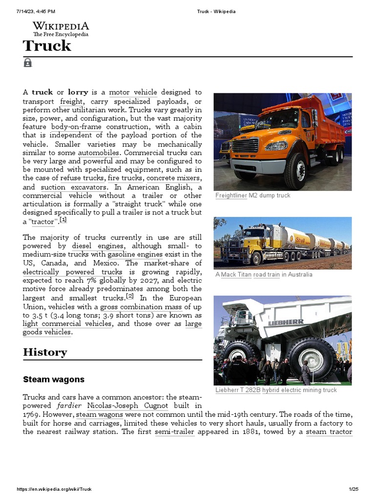 Truck - Explained | Download Free PDF | Truck | Manual Transmission