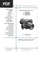 Sample FEA Report | PDF | Stress (Mechanics) | Stress–Strain Analysis