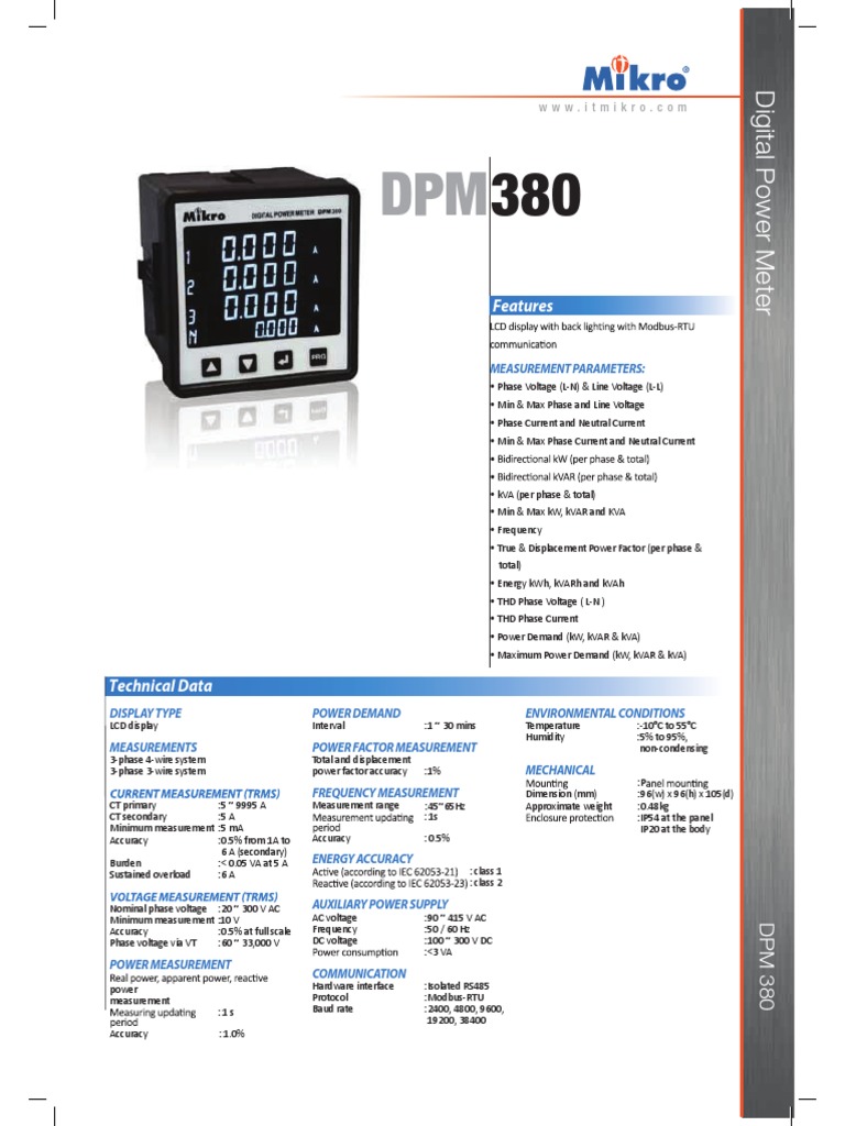 DPM380 1 1 | PDF | Electromagnetic Compatibility | Physical Quantities