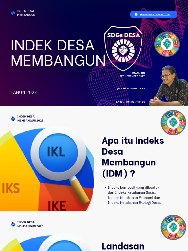 Indek Desa Membangun | PDF