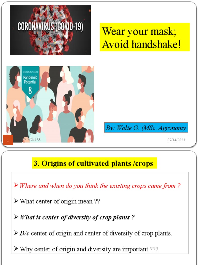 Crop Origins and Classifications Explained | PDF | Crops | Plants