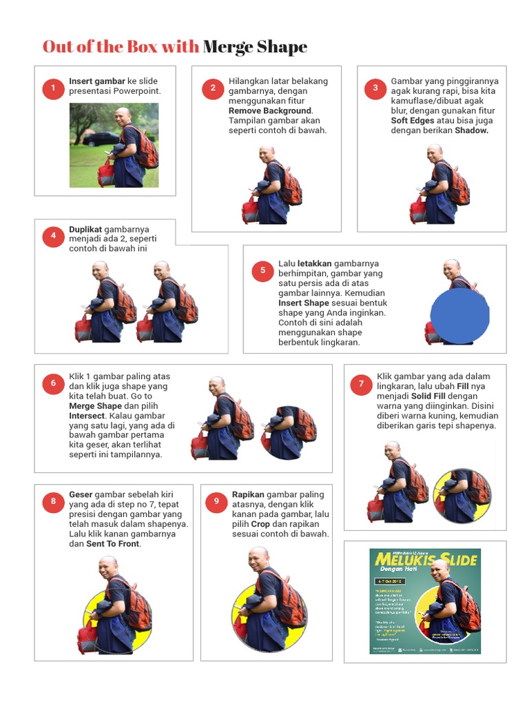 Tutorial PPT - 3D With Merge Shape | PDF