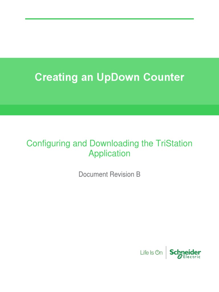 TriStation UpDown Counter Guide | PDF | Parameter (Computer Programming) | Dialog Box