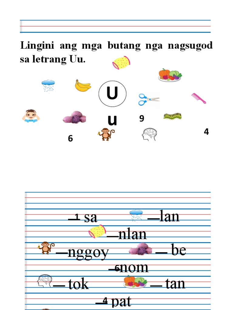 Letters and Samples Uu | PDF