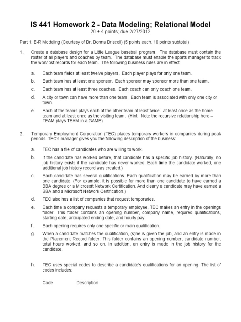 2 DataModeling RelationalModeling 2012 | PDF | Software | Software Engineering
