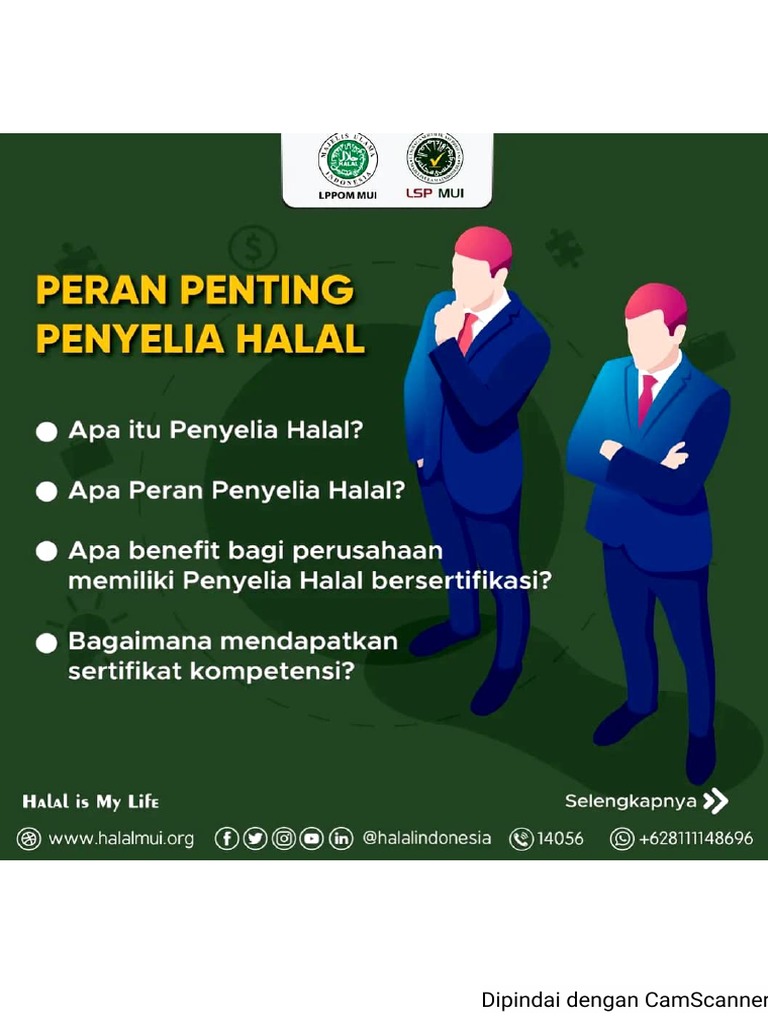 Penyelia Halal LPPOM MUI | PDF