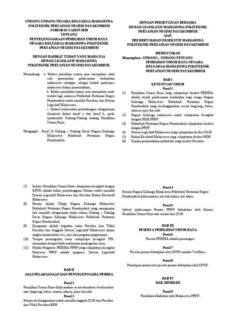 Uu Permira 2021 | PDF
