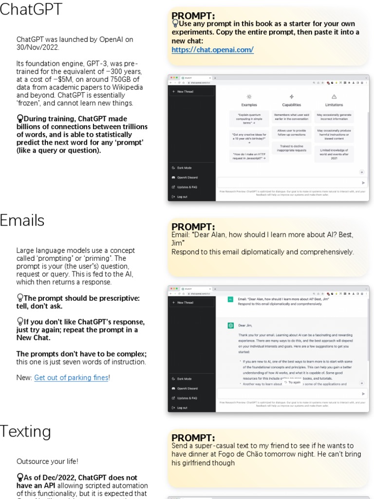 ChatGPT Prompts in German PDF | PDF | Regular Expression | Computing