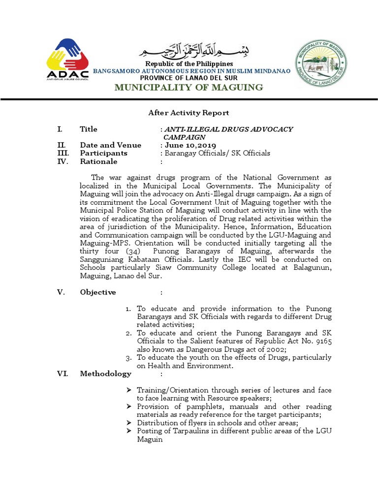 After Activity Report | PDF