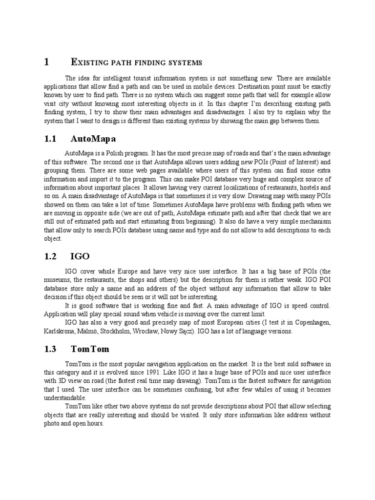 Existing Path Finding Systems | PDF | Inertial Navigation System ...