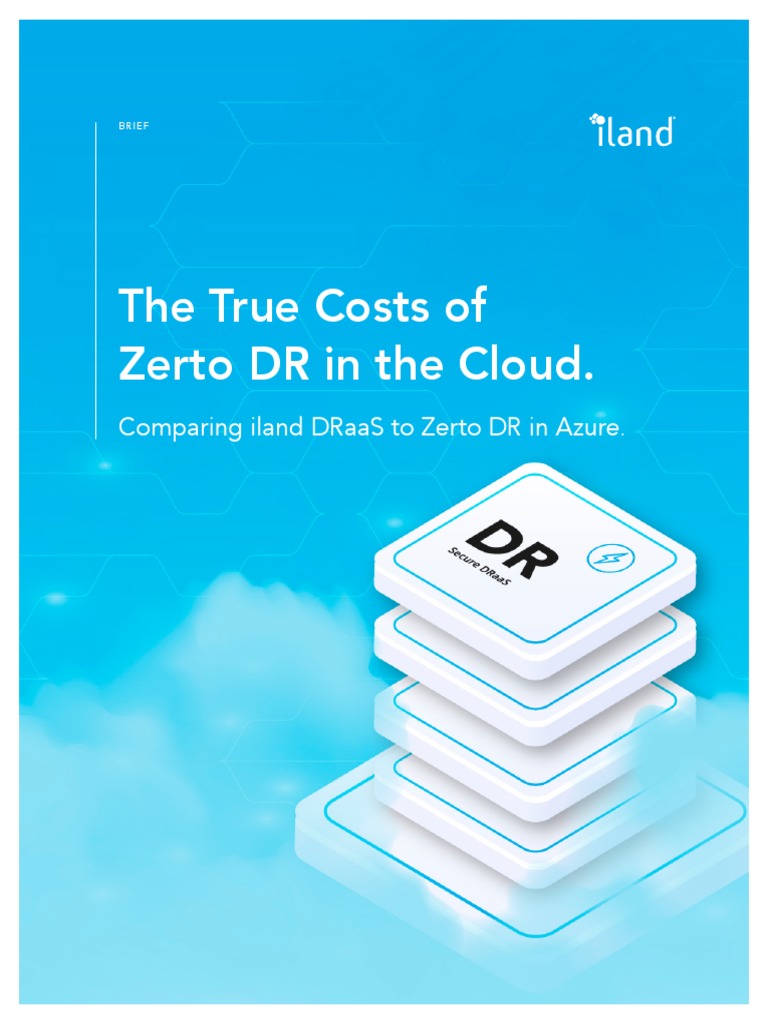 Iland Zerto Azure Competitive Pricing Brief | PDF | Cloud Computing ...