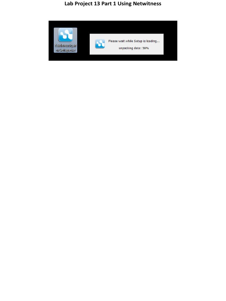 NetWitness Lab Project 13 Overview | PDF