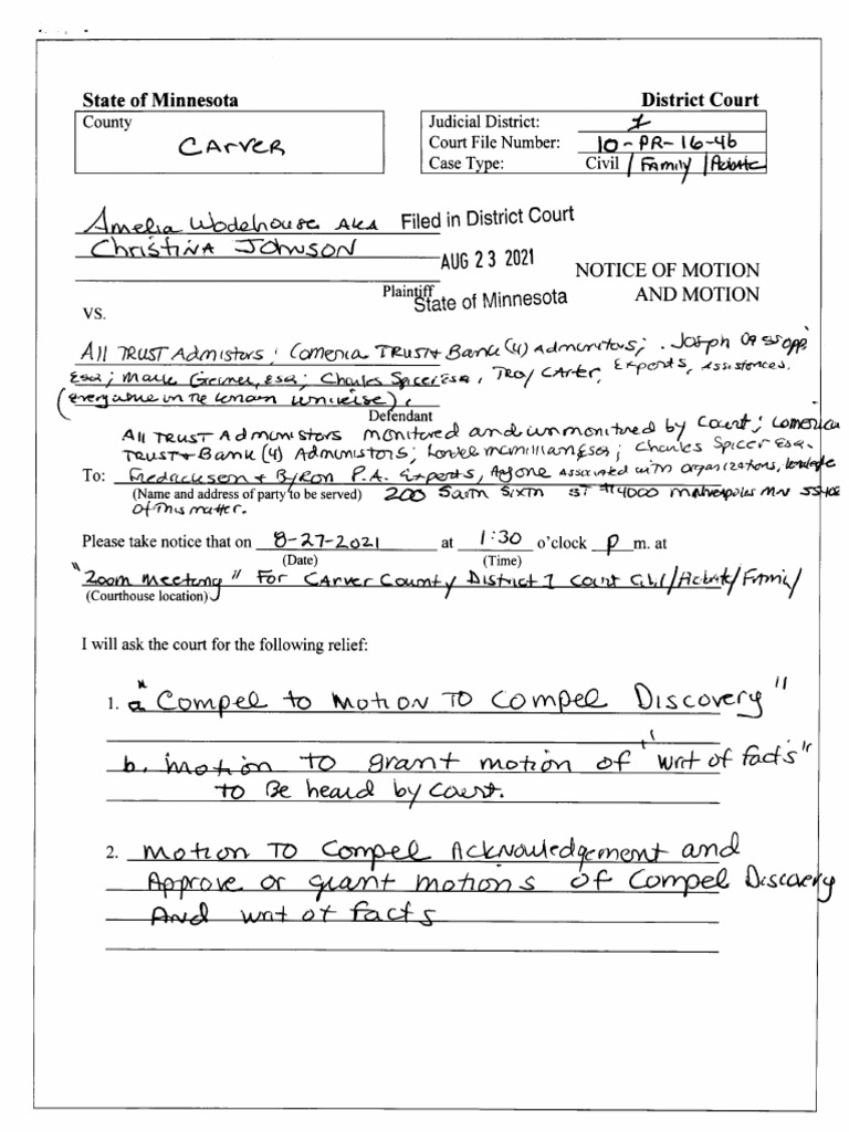 Notice of Motion and Motion3 1 | PDF | Lawsuit | Real Estate Appraisal