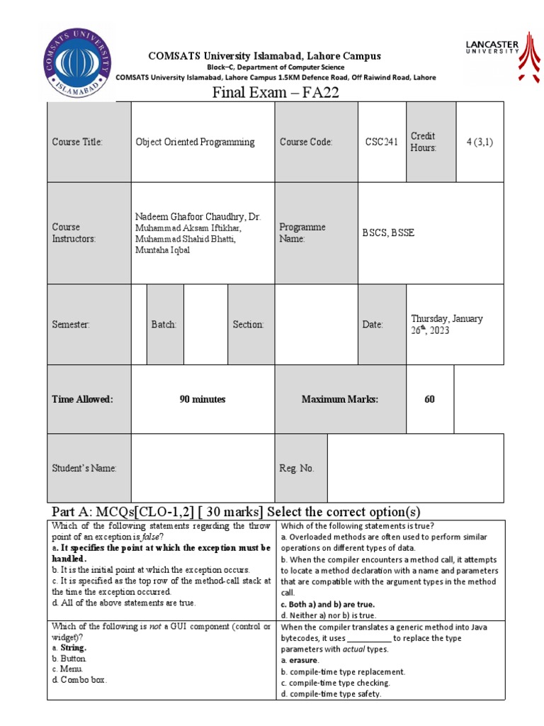 Combined Solution | PDF | Class (Computer Programming) | Method (Computer Programming)