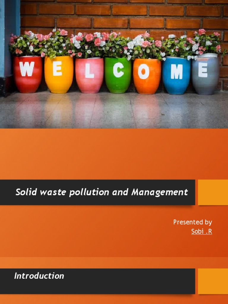 Sobi. R (Seminar) Environmental Education | Download Free PDF | Municipal Solid Waste | Waste