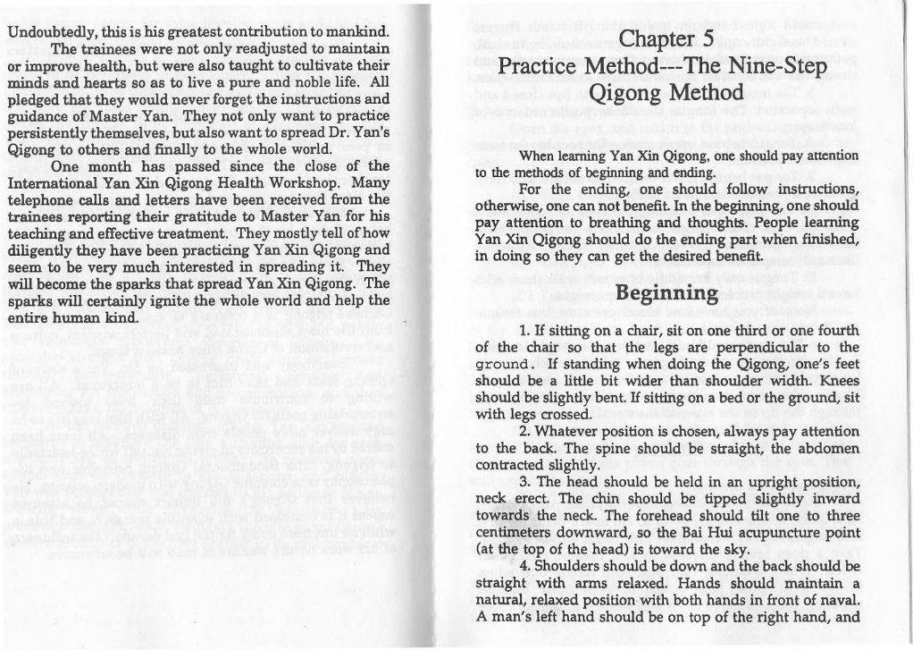Yan Xin 9 Step Qigong | PDF
